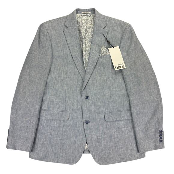 Bar III | Suits & Blazers | Bar Iii Mens Slim Fit 0 Linen Solid Suit ...